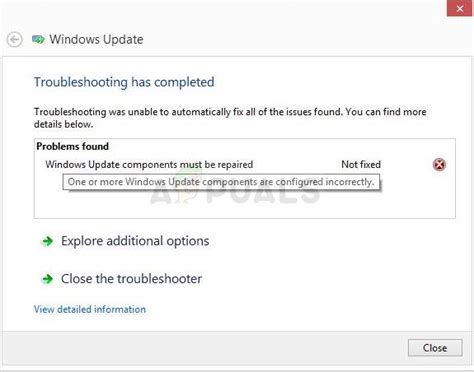 Fix Windows Update Components Must Be Repaired