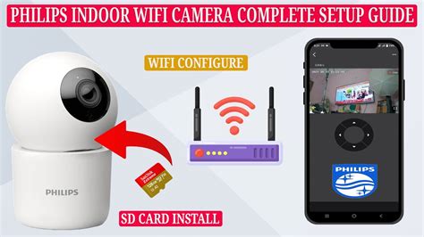 Set Up Philips Indoor Home Safety Camera Sd Card Installation Wi Fi