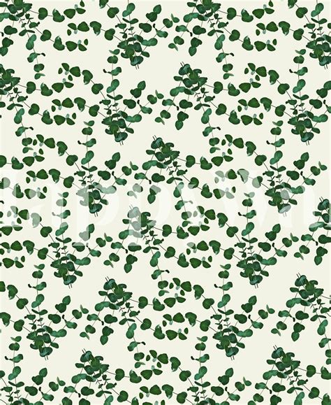 Eucalyptus Floral Green Wallpaper