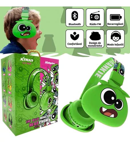 Fone De Ouvido Bluetooth Modelo Infantil Over Ear Verde Usb Mercadolivre
