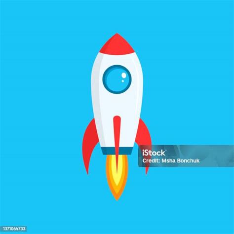 로켓 우주선 시작 로켓 발사 비즈니스 프로젝트의 시작 및 개발 플랫 스타일 벡터 일러스트레이션 Launch Party에 대한 스톡 벡터 아트 및 기타 이미지 Istock