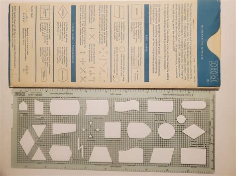 Vintage Ibm Flowcharting Template With Sleeve 4642923275