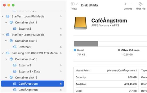Volume Names Are Still A Unicode Mess The Eclectic Light Company