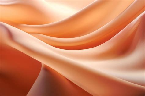 Abstract Soft Fabric Smooth Curve Shape Decorate Textile Background Premium Ai Generated Image