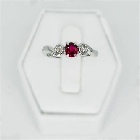Estate Ruby Ring Jewelers Loupe St George Utah