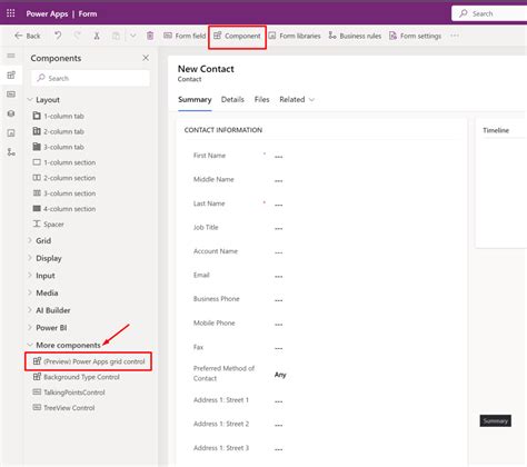 Adding Editable Grid Using The New Power Apps Grid Control In Model