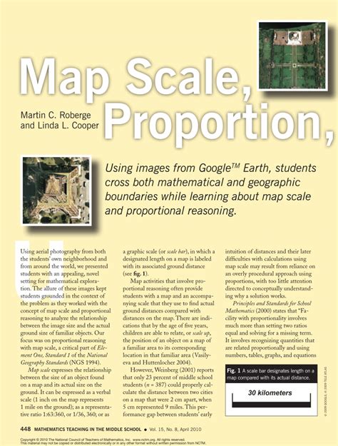PDF Map Scale Proportion And Google Earth