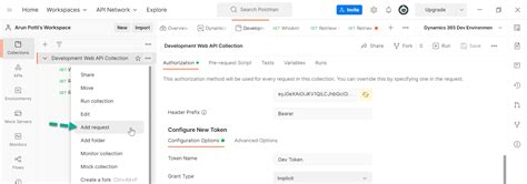 How To Create A Table Record In A Dataverse Environment From Postman