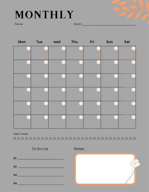monthly budget planner etsy