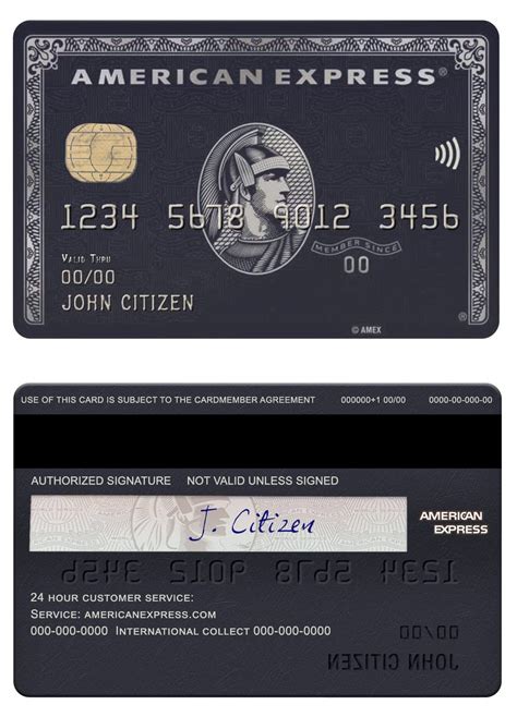 Editable Usa Pnc Bank Amex Black Card Templates In Psd Format
