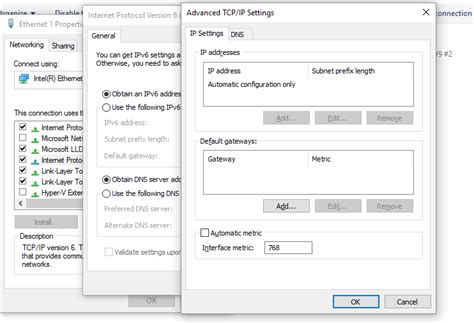 Networking How Do I Get Windows 10 To Respect My Ipv6 Interface Metric Super User