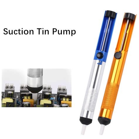 알루미늄 금속 납땜 제거 펌프 흡입 주석 건 납땜 빨판 펜 제거 진공 납땜 인두 납땜 제거 핸드 용접 도구 Aliexpress