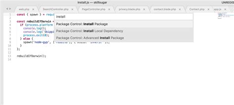sublime text how to install upgrade and remove packages skillsugar