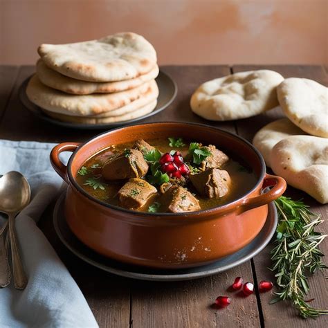 Kurdish Lamb Stew Premium Ai Generated Image