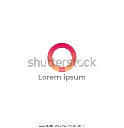 Illustration Abstract Letter O Circle Logo Stock Vector Royalty Free Shutterstock