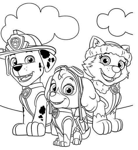 Paw Patrol Fargelegging Fargeleggingcom