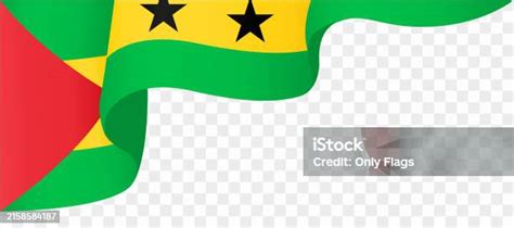 상투메 프린시 페 깃발 웨이브 절연 Png 또는 투명 배경 벡터 일러스트 레이 션 0명에 대한 스톡 벡터 아트 및 기타 이미지 0명 3차원 형태 개념 Istock