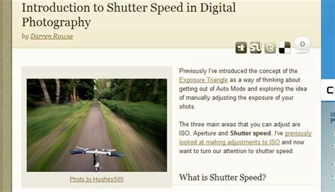 Shutter Speed Tutorials From Novice To Pro