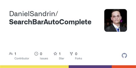 Github Danielsandrin Searchbarautocomplete