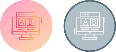 Ab Testing Icon Design 44466735 Vector Art At Vecteezy