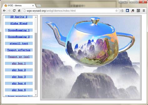 Github Wysaidwge Wge Web Graphics Engine 是一个web平台下的图形引擎。主要使用webgl