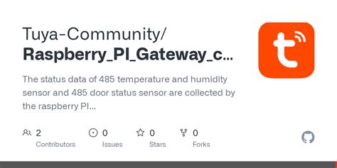 GitHub Tuya Community Raspberry PI Gateway Connects To Iot Platform The Status Data Of