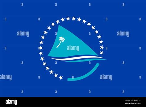 Flag Of Pacific Community Pc South Pacific Commission Spc Blue