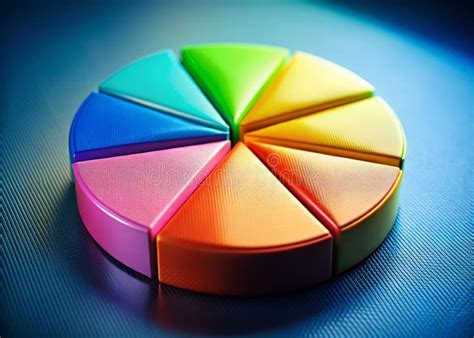 Intriguing Data Insights A Detailed Closeup Of A Colorful Onethird Pie