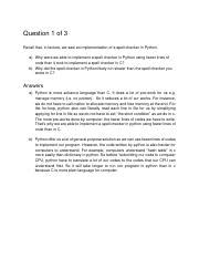 Quiz CS Pdf Question Of Recall That In Lecture We Saw An Implementation Of A