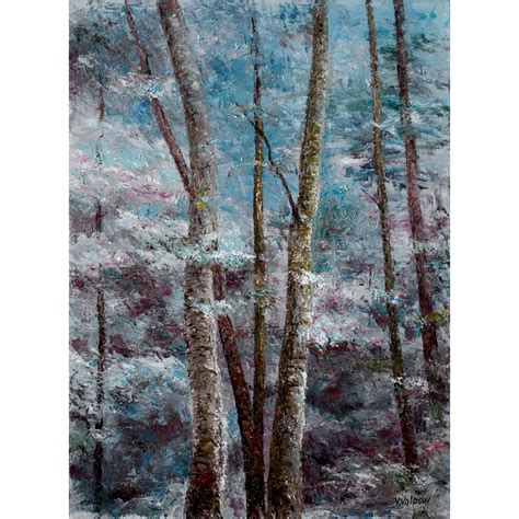 Купить картину Голубой лес в Москве от художника Волосов Владимир