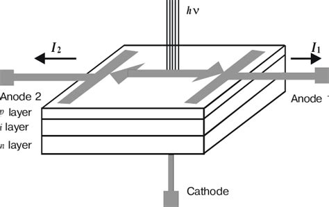 A Structure Of Monolithic Psd Detector Download Scientific Diagram