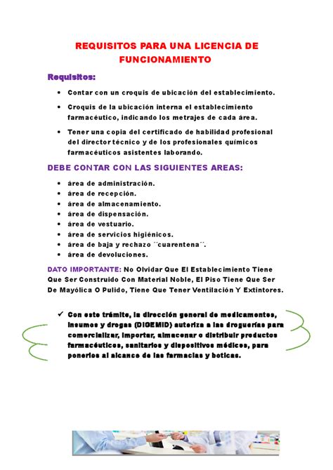 Requisitos Para Una Licencia De Funcionamiento Requisitos Para Una
