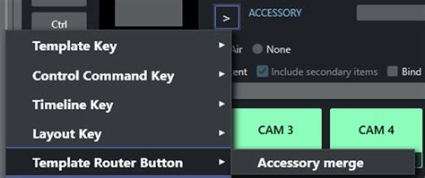 Template Router Keys