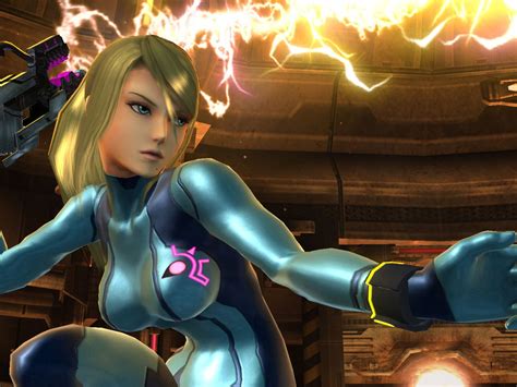 Zero Suit Samus Smash Bros Brawl