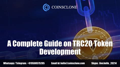 Trc20 Token Development A Concise Guide For Startups
