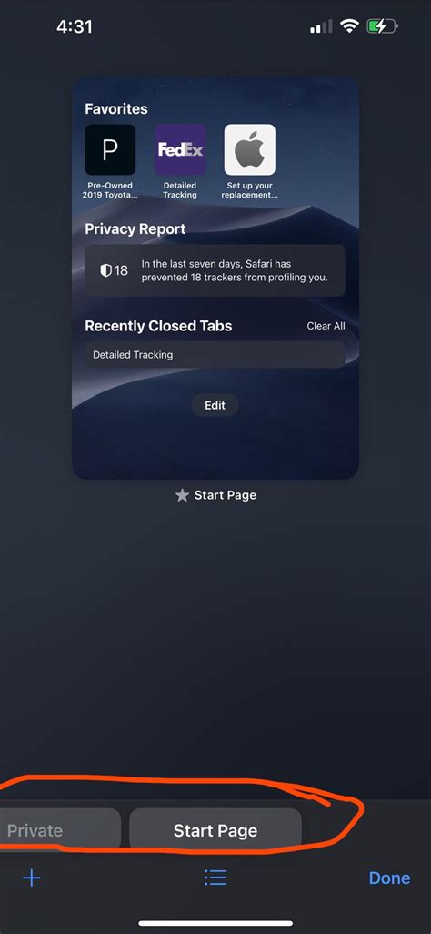 how to remove the small tab group on safari for ios 17 r ios