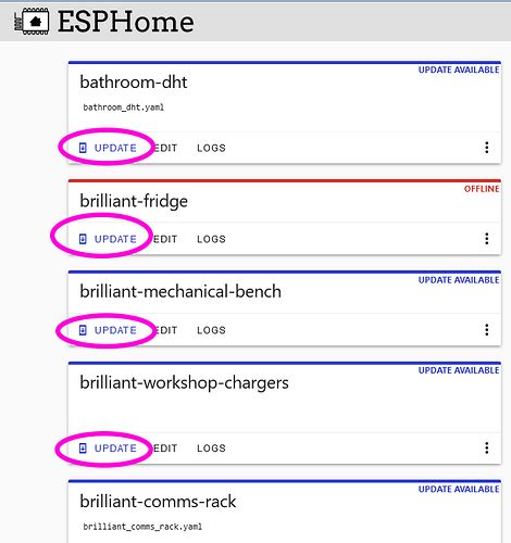 Cant Get Esphome Devices To Update Firmware Esphome Home Assistant Community