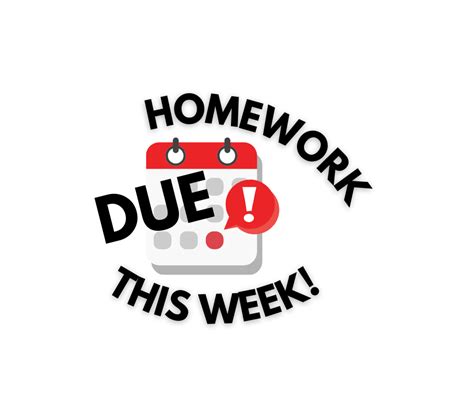 Homework Due This Week Crenshaw BabesS4