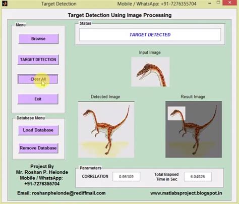 Target Detection Using Image Processing Matlab Project With Source Code