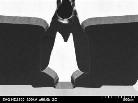 STEM Cross Section Of A T Gate Before Metal Lift Off Formed Using Download Scientific Diagram