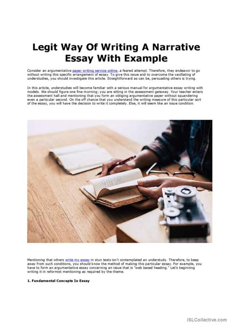 Narrative Essay Example With Dialogue