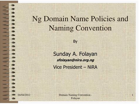 Ppt Ng Domain Name Policies And Naming Convention Powerpoint