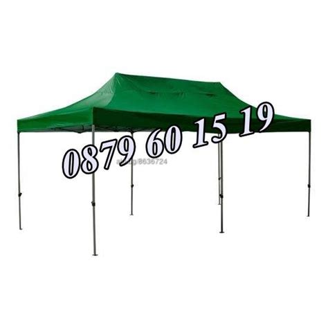 Градинска шатра хармоника 3х6 м покривало страници Мебели за градината София Сглобяе