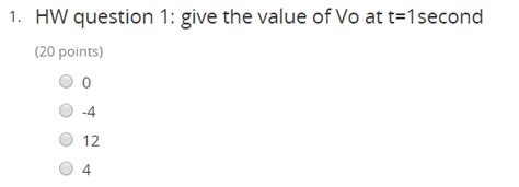 solved 1] sketch vo t when the input signal is 4sin 2π in