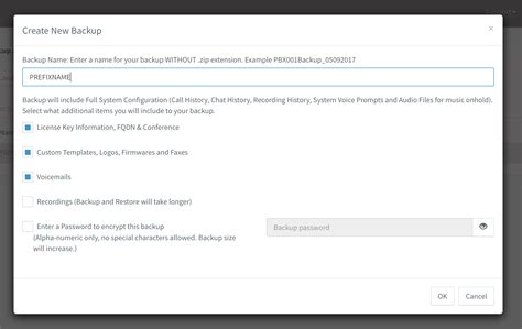 3cx Backup And Restore Svetek Documentation