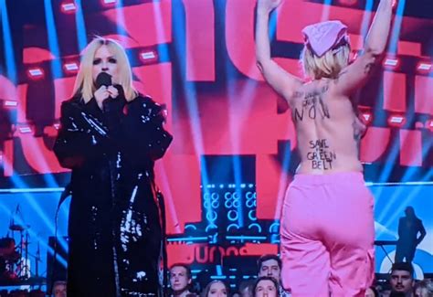 Topless Junos Protester Has Bared Her Chest For Trees In Victoria Before This Latest Scandal