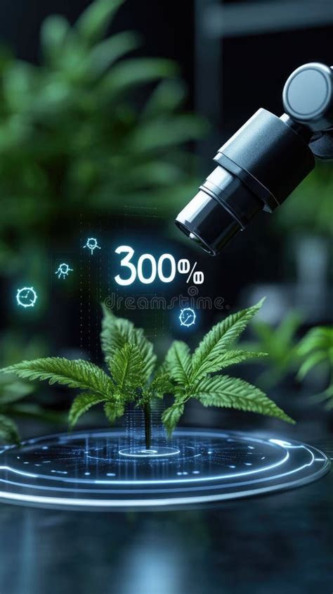 A Person Manages Crops In A Greenhouse Using Advanced Technology While