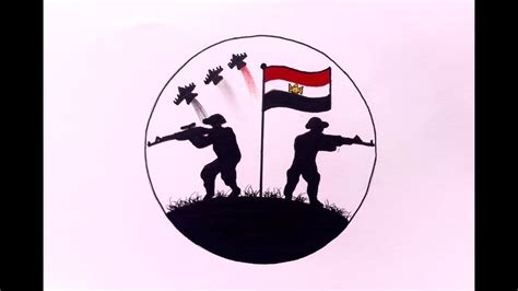 رسم حرب 6 اكتوبر سهل جدًا للمبتدئين تعلم رسم حرب اكتوبر رسم موضوع