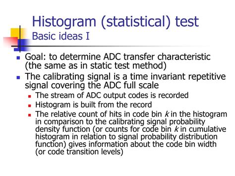 Ppt Introduction To Adc Testing I Definition Of Basic Parameters Powerpoint Presentation Id