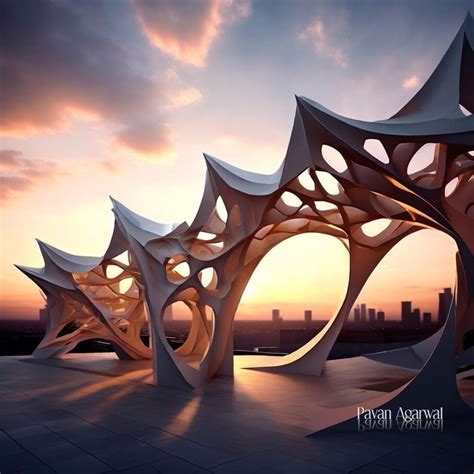 Architectural Concept Capturing The Complexity Of Pneumatic Structures Intertwining Best